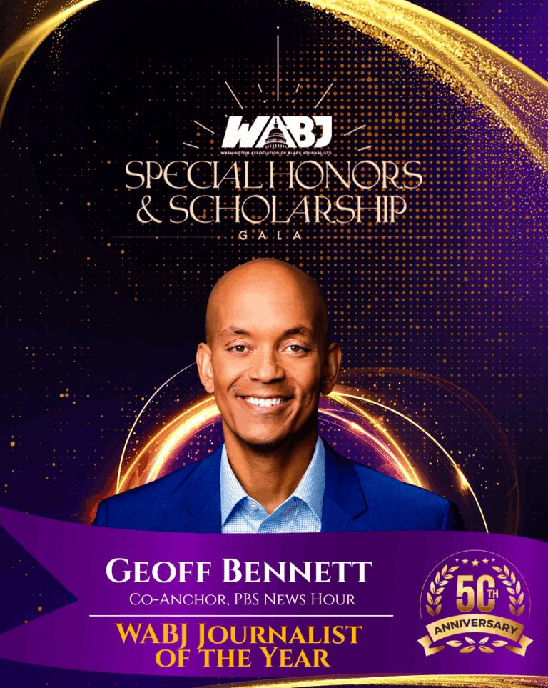 Geoff Bennett Named 2025 WABJ Journalist of the Year - Washington ...